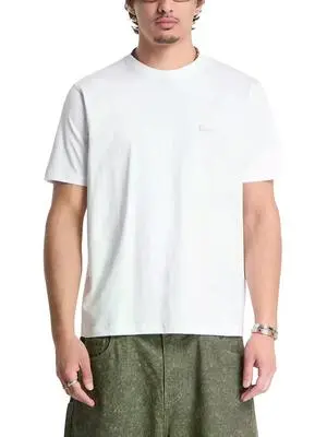 DIME Logo Embroidered Cotton T-shirt - White