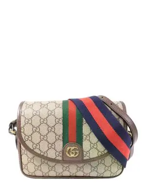 Gucci Ophidia Gg Shoulder Bag - Neutrals