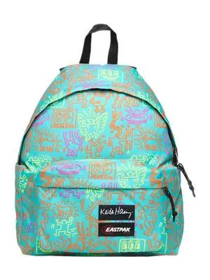 EASTPAK Day Pak'r Keith Haring-print Backpack - Blue