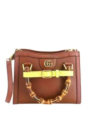 Gucci Diana Mini Tote Bag With Bamboo Handle - Brown