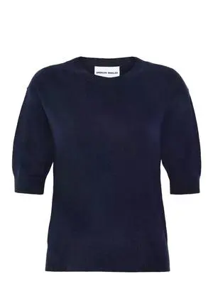 EMERSON RENALDI Short Sleeve Knitted Sweater - Blue