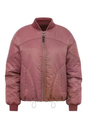 Bacon Padded Design Bomber Jacket - Pink
