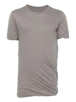 Rick Owens Double-layer Short-sleeve Cotton T-shirt - Grey