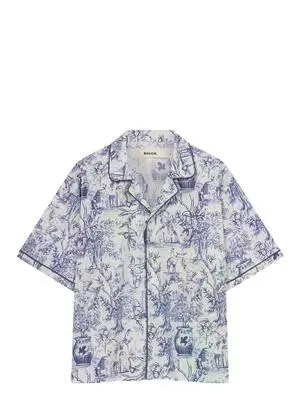 ROUGH. Printed Short-sleeve Shirt - White