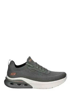 Sketchers Glide-step Bobs Lace-up Sneakers - Grey
