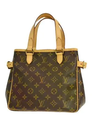 LOUIS VUITTON Monogram Canvas Batignolles Vertical Tote Bag - Brown