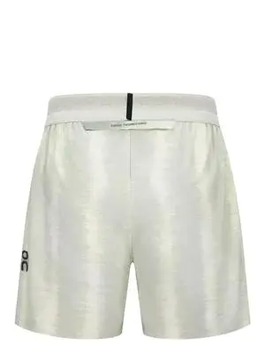 On Terra Running Shorts With Space-dye Pattern - Neutrals