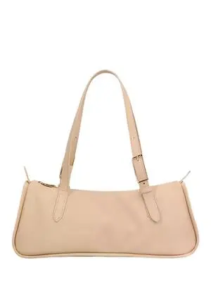 Longchamp Buckle-strap Shoulder Bag - Neutrals