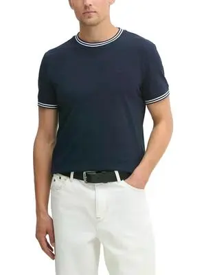 JOOP! Jose Stripe-trim T-shirt - Blue