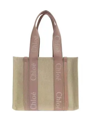 CHLOÉ Chloé Woody Logo Shoulder Bag