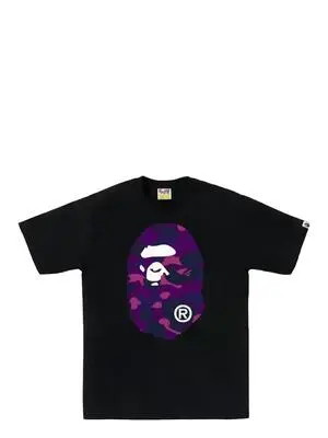 A BATHING APE Ape Head Camouflage-print T-shirt - Black
