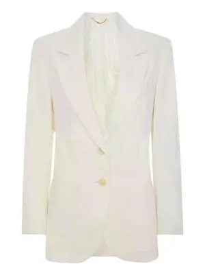 Victoria Beckham Katherine Single-breasted Blazer - White