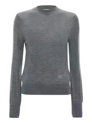 Victoria Beckham Austen High Neck Sweater - Grey