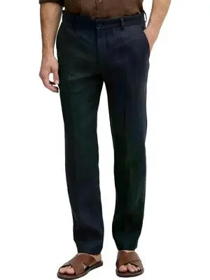 JOOP! Hank Logo-patch Tailored Trousers - Blue