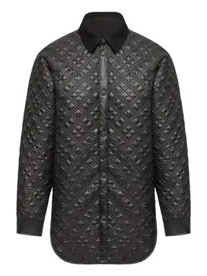 Moncler Quilted Shirt Jacket - Black