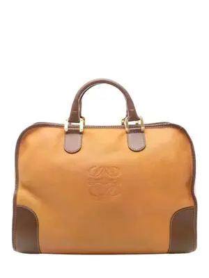 Loewe Amazona 40 Calf Leather Handbag - Neutrals