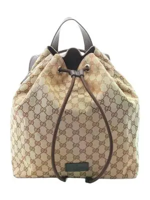 Gucci Gg Canvas Backpack - Neutrals