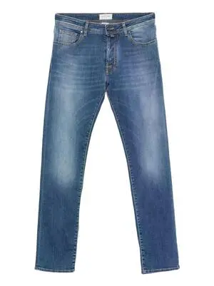 JACOB COHEN Jacob Cohën Bard Logo-Patch Slim-Fit Denim Jeans