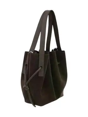 Yuzefi Mini Suede Tote Bag - Brown