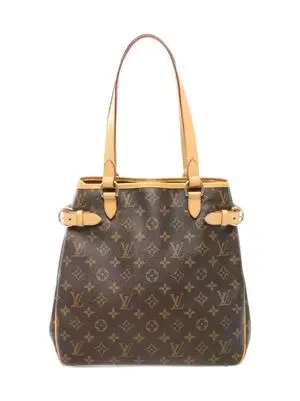 LOUIS VUITTON 2009 Batignolles Vertical Monogram Tote Bag - Brown