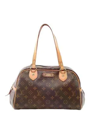 LOUIS VUITTON Montorgueil Pm Shoulder Bag - Brown