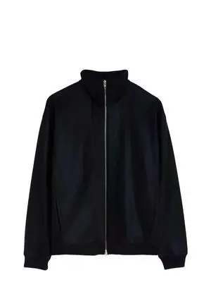 JIL SANDER Zip-up Wool Jacket - Blue