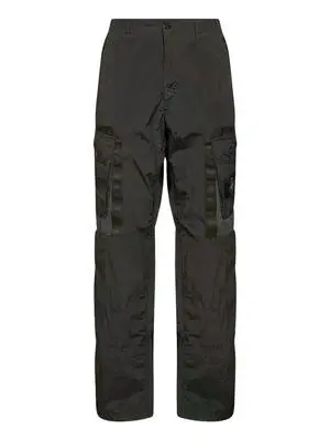 Stone Island Cargo Pants With Logo Patch - Grey