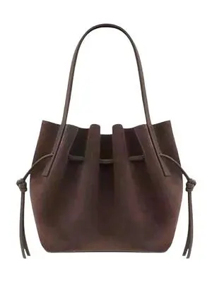 Yuzefi Mini Suede Tote Bag - Brown