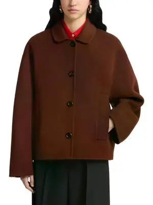 MARNI Marni Single-Breasted Logo-Embroidered Jacket