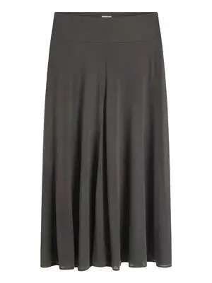 ST. AGNI Fluid Jersey Skirt - Grey