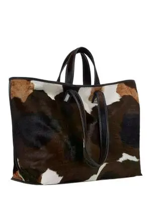 KASSL EDITIONS Cow-hair Tote Bag - Brown
