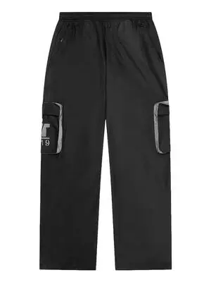 DENIM TEARS Logo-print Cargo Pants - Black