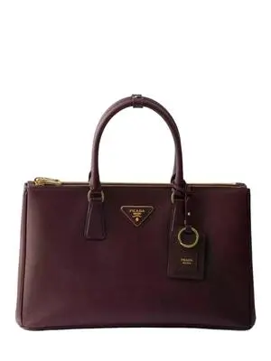 Prada Galleria Large Saffiano Leather Bag - Red