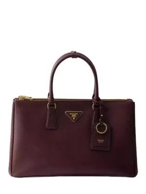 Prada Prada Galleria Large Saffiano Leather Bag Red