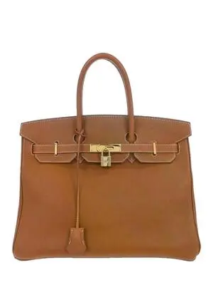 Hermès 2001 35 Birkin Tote Bag - Brown