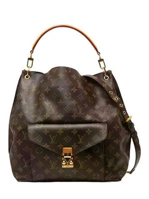 LOUIS VUITTON Monogram Metis Hobo Satchel - Brown