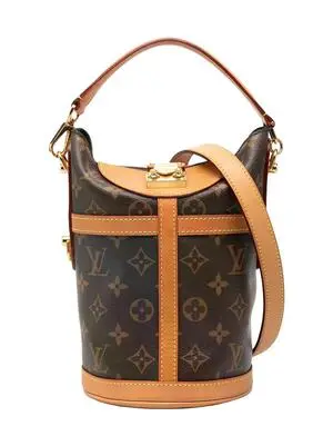 LOUIS VUITTON Monogram Canvas Duffle Bucket Bag - Brown