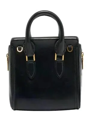 Alexander McQueen Alexander McQueen Heroine Leather Tote Bag Black