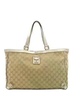 GUCCI Gucci Abbey D-Ring GG Canvas Tote Bag