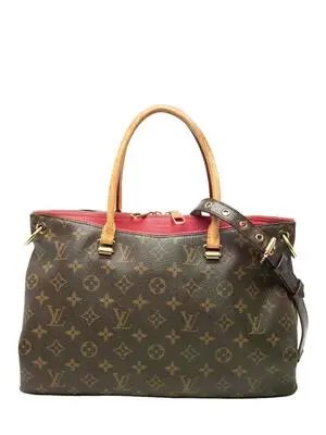 LOUIS VUITTON Monogram Pallas Mm Satchel - Brown