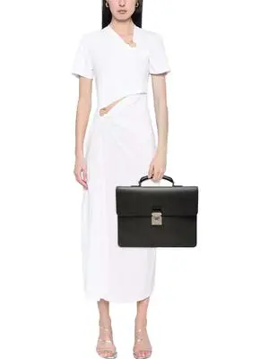 LOUIS VUITTON Taiga Leather Business Bag - Black
