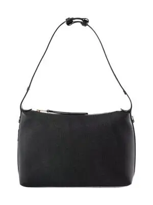 Tory Burch Mellow Logo-plaque Shoulder Bag - Black
