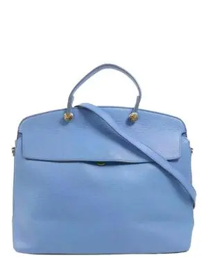 Furla Leather Tote Bag - Blue