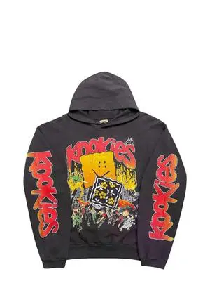 Kapital Buster Peckish Graphic-print Hoodie - Black
