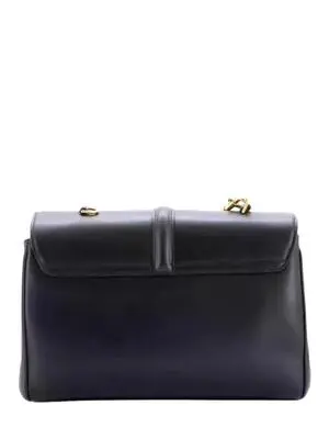 Celine Soft 16 Bag Smooth Calfskin Shoulder Bag - Black