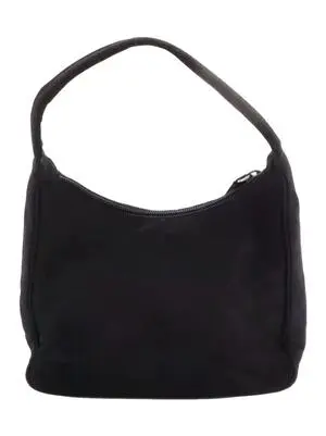 Prada Tessuto Mini Hobo Bag - Black