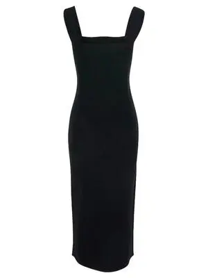 Max Mara Bustier-style Midi Dress - Black