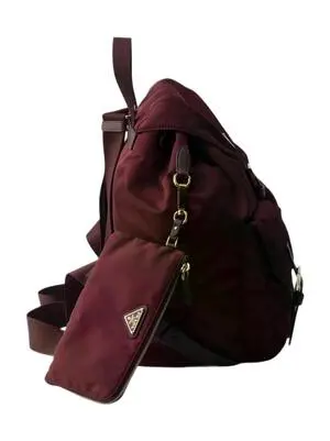 Prada Medium Re-nylon Backpack - Red