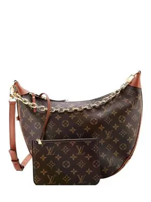 LOUIS VUITTON Loop Hobo Bag Monogram Canvas - Brown