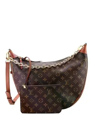 LOUIS VUITTON Loop Hobo Bag Monogram Canvas - Brown